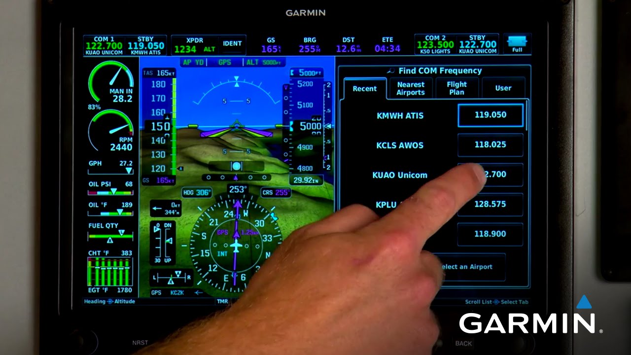 Garmin G3X Touch: Controlling Your COM and Transponder | GoPro Times