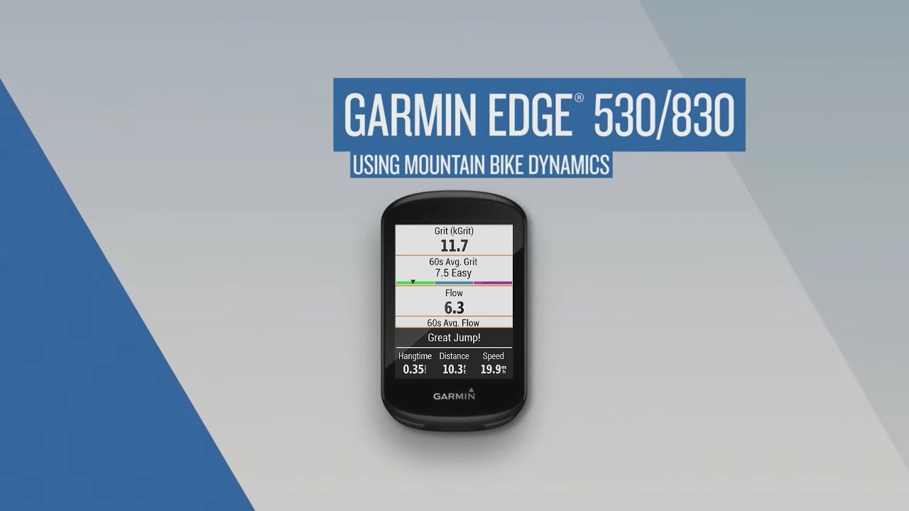 Garmin Edge Device: Using Mountain Bike Dynamics | GoPro Times