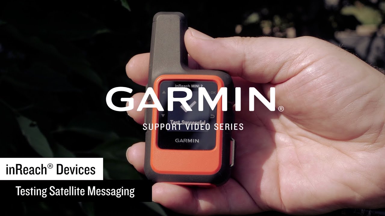 Garmin Support | inReach® Devices | Sending a inReach® Test Message ...