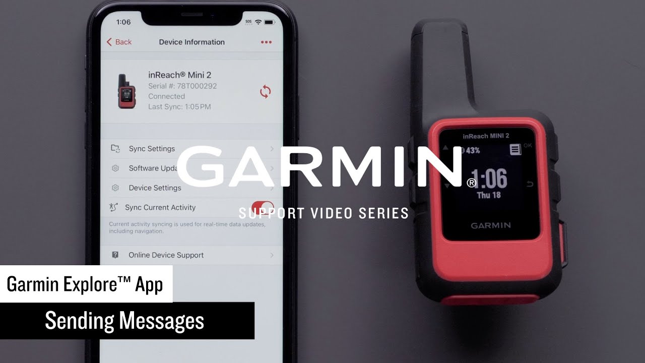 Garmin Support | Garmin Explore™ App | Sending Messages | GoPro Times