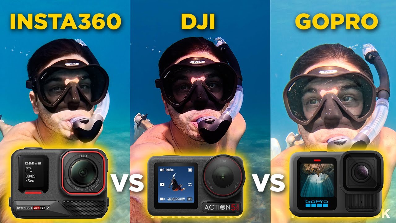 GoPro Hero 13 vs. DJI Action 5 Pro vs. Insta360 Ace Pro 2 - FOOTAGE COMPARISON | GoPro Times