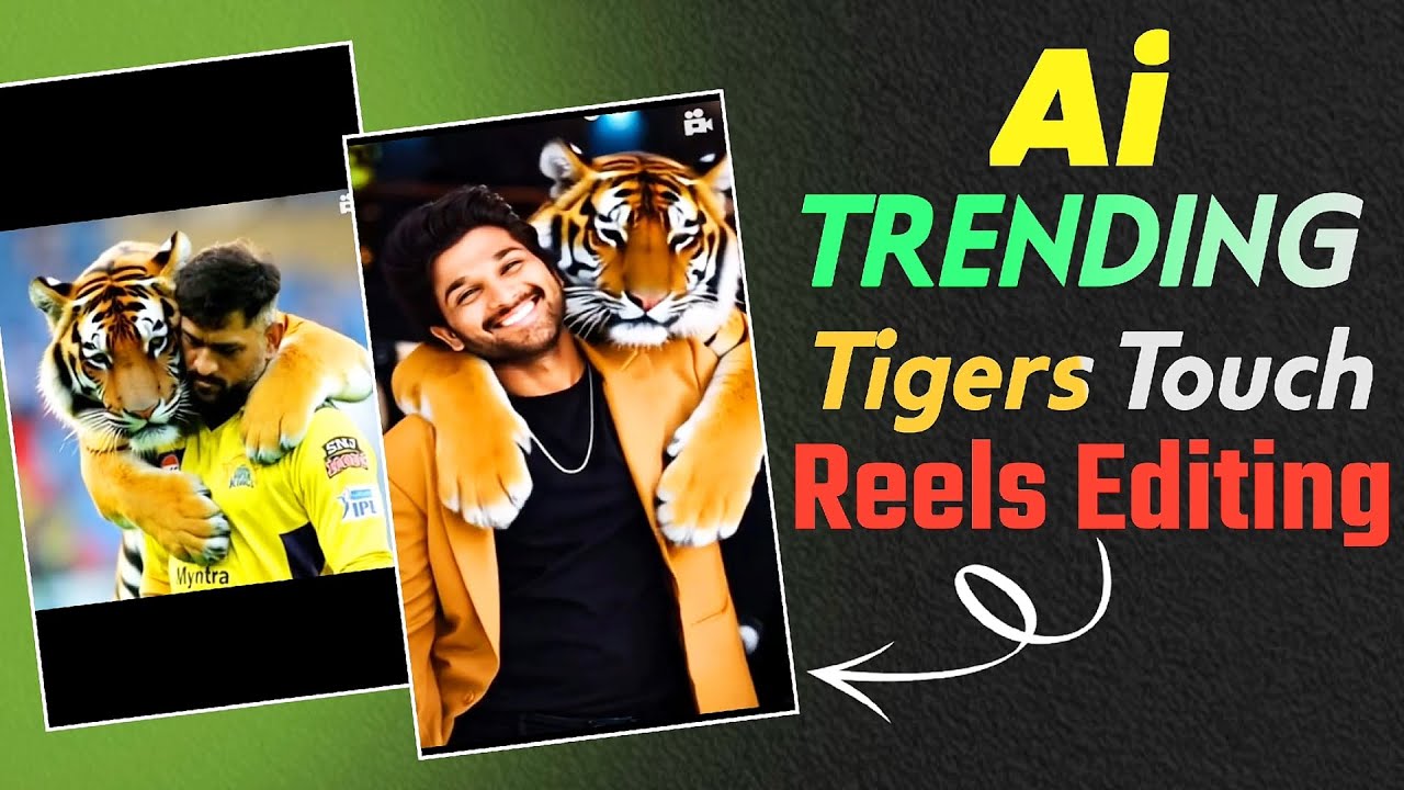 Tiger's Touch Reels Video Editing | Tiger Hugging Video Editing ...