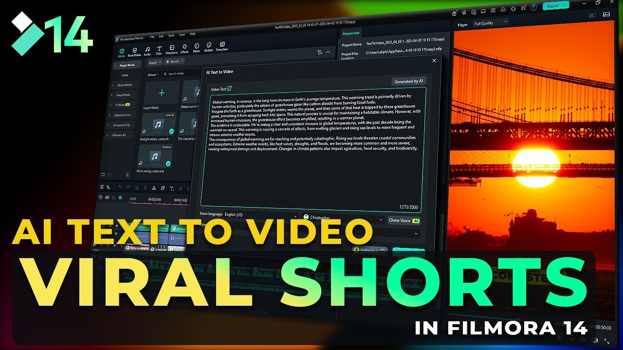 Filmora AI Tool Converts Your Script into a Video in Minutes! (Viral ...