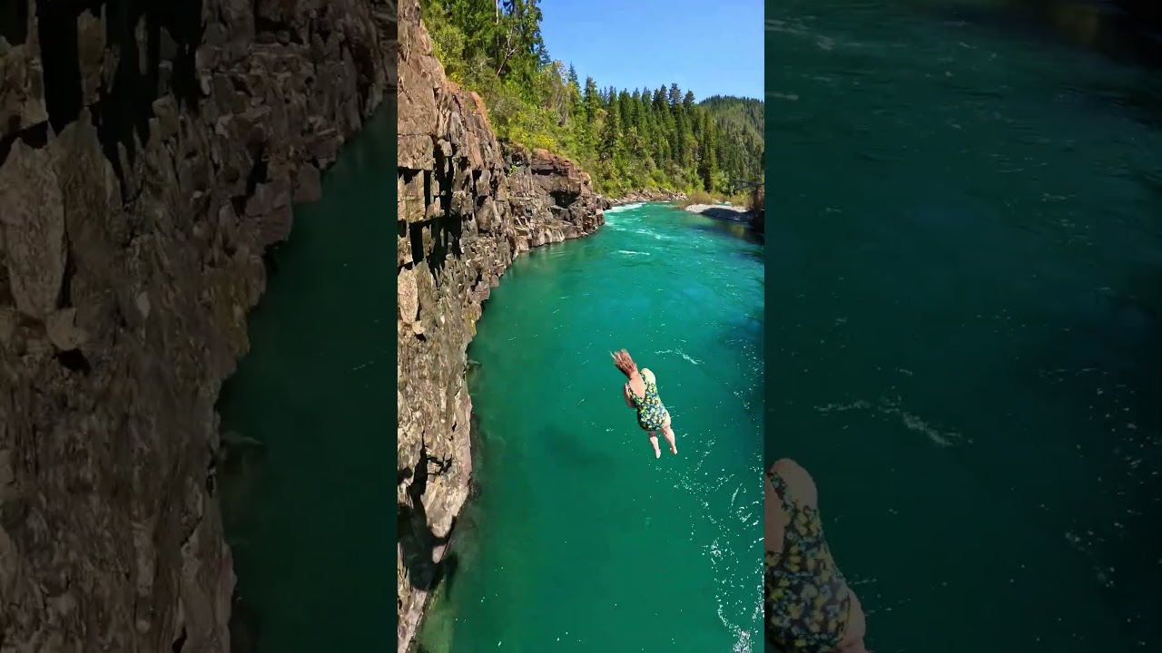When Mom Goes Cliff Diving 🎬 Osama Ali #Shorts #CliffDiving | GoPro Times